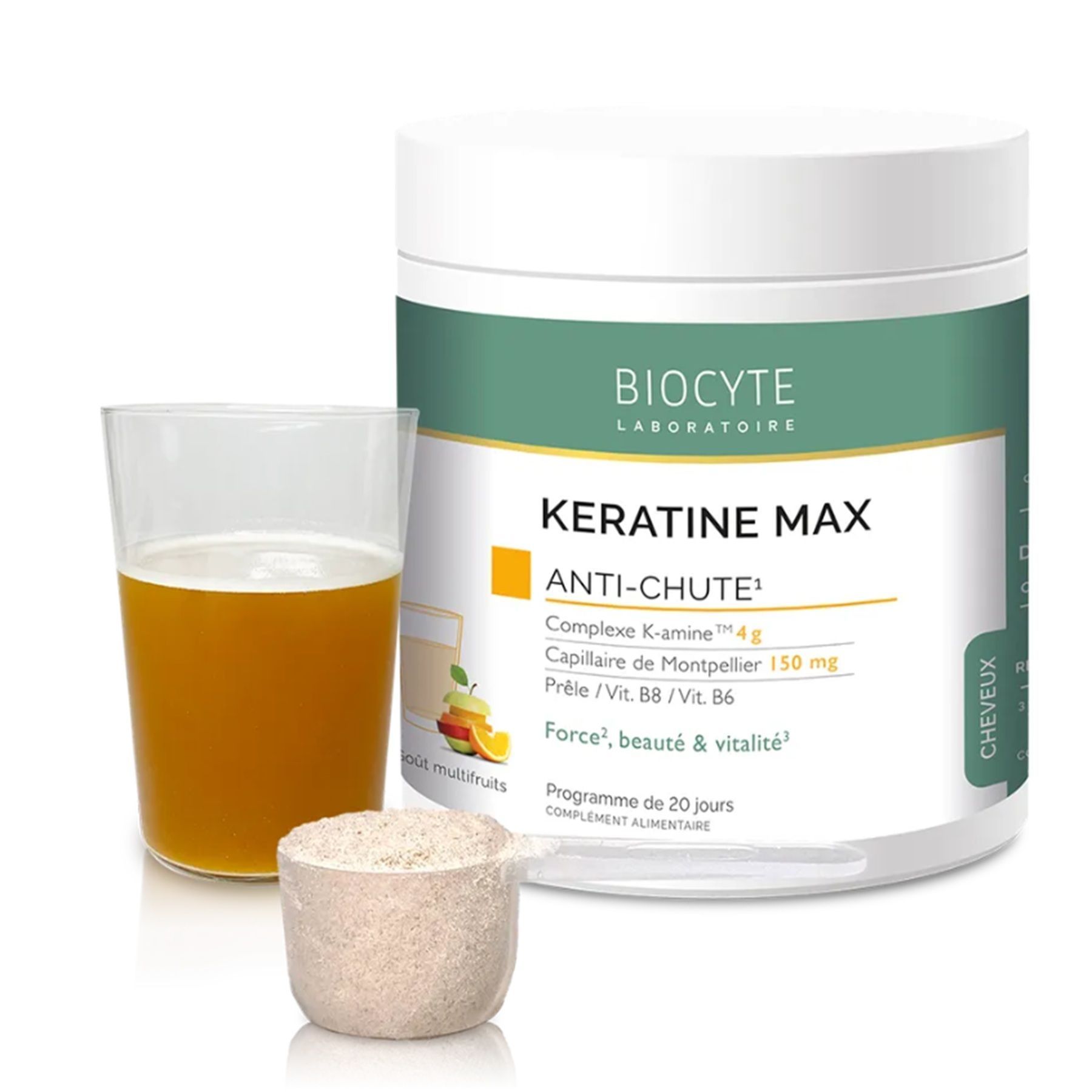 Biocyte Keratine Max Supplement 240 g - BRAZIL-PROF — Professional Hair ...