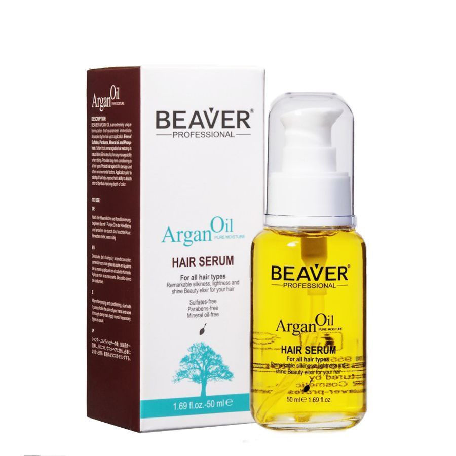 Beaver Argan Oil Hair Serum with Argan Oil 50ml - BRAZIL-PROF ...